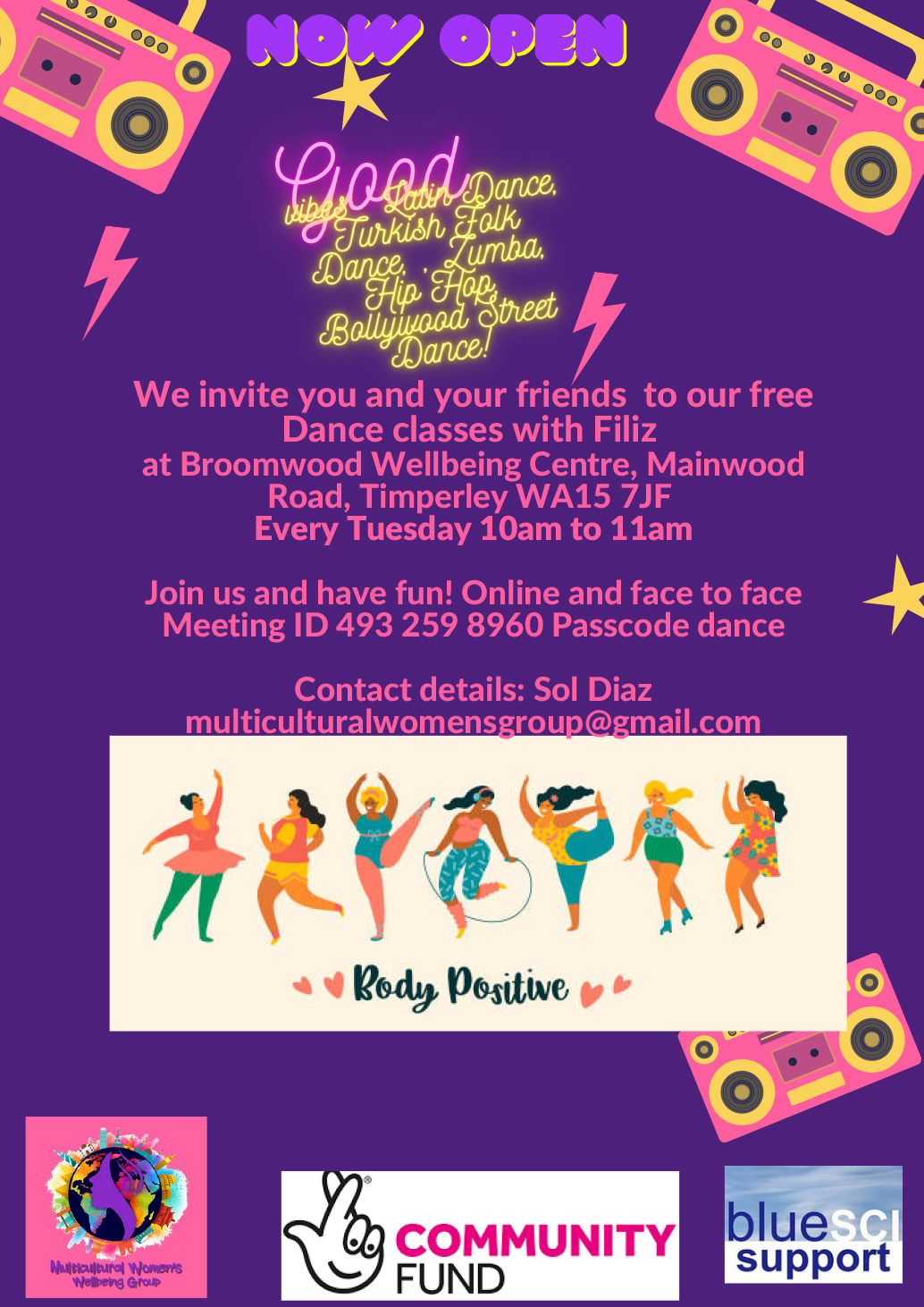 Dance Broomwood – Bluesci Support